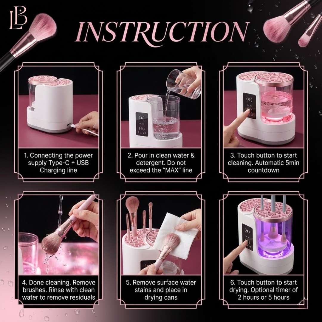 Lumibrushs™ - 3IN1 Pro Automation Makeup Brush Cleaner – Lumi Brushs